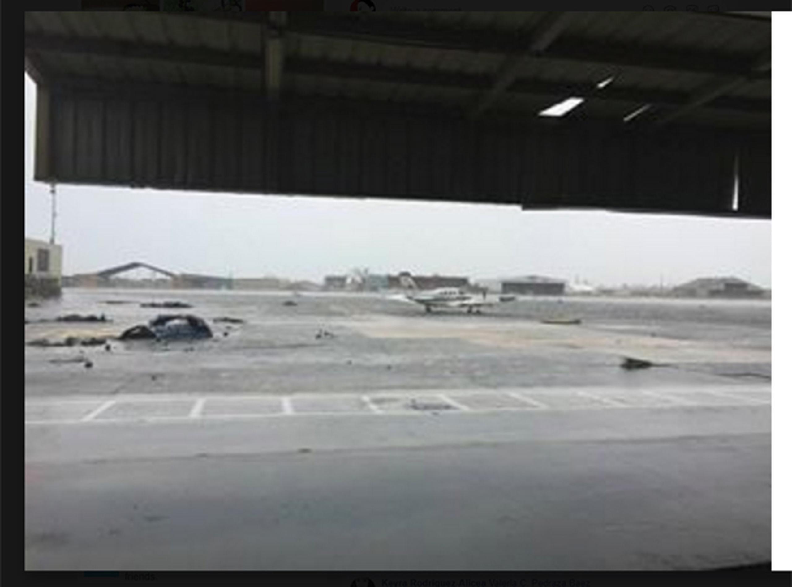 Comparten imágenes de los daños severos en el aeropuerto Primera Hora