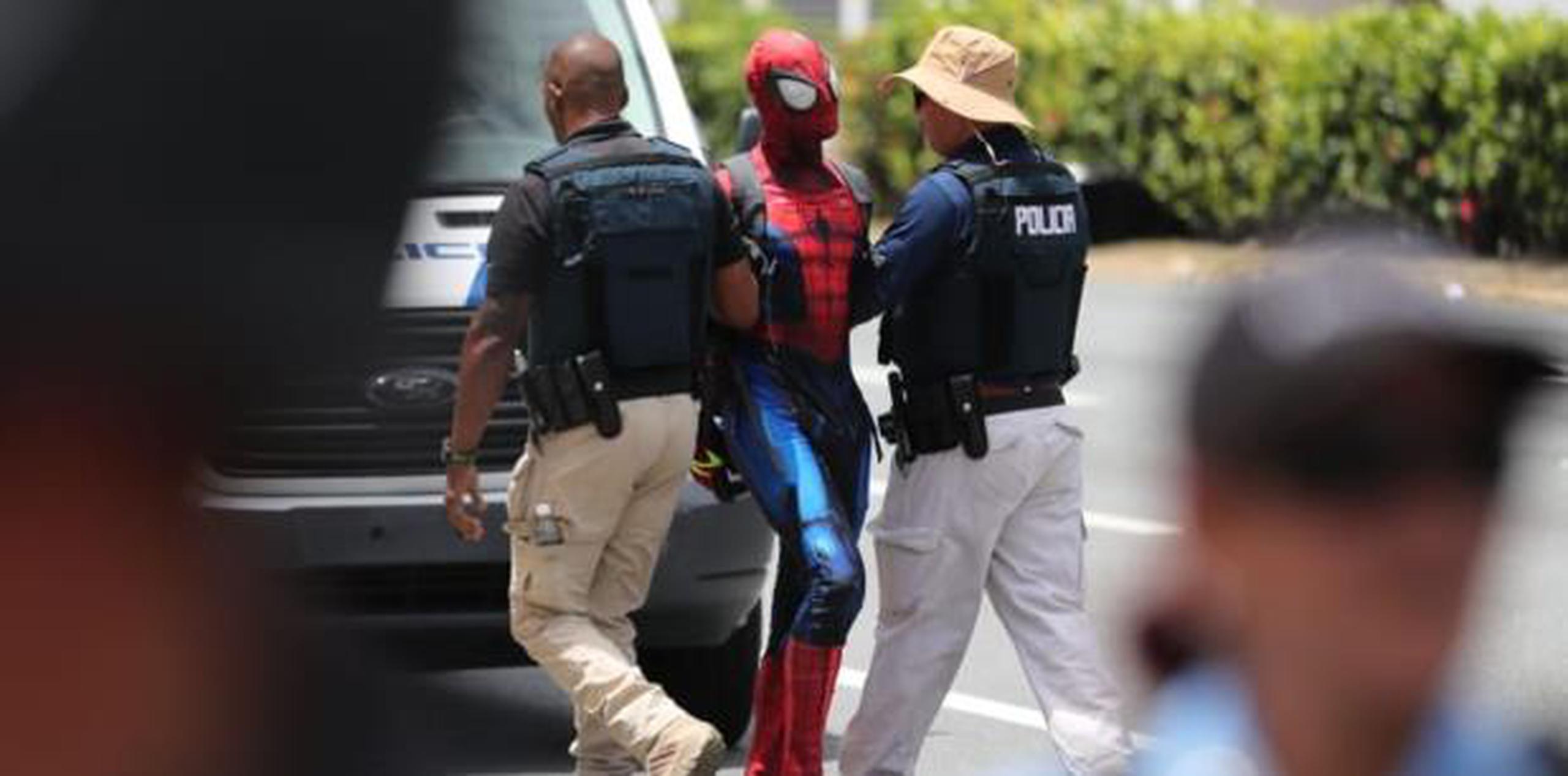 Sueltan al Spiderman boricua sin radicarle cargos criminales - Primera Hora