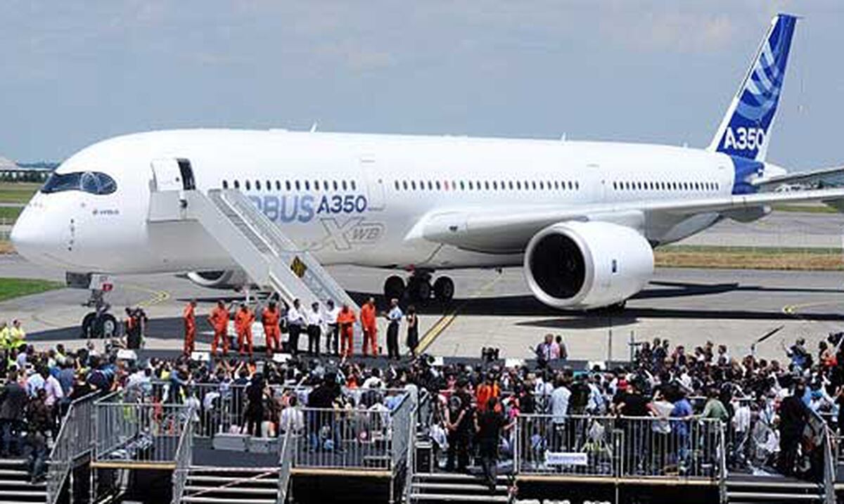 A350 de Airbus entra en su recta final con su primer vuelo de pruebas ...
