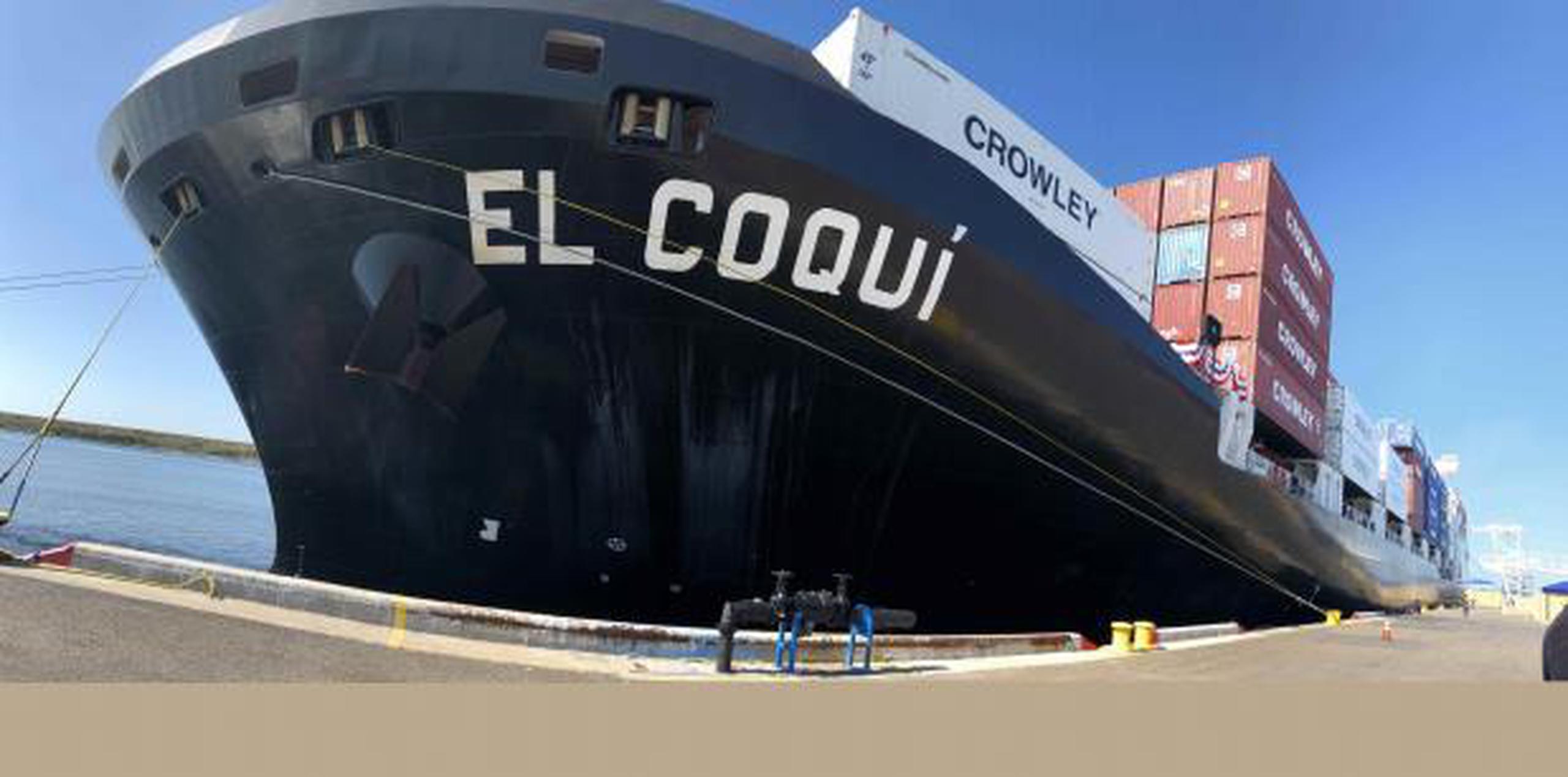 Bautizan a El Coquí, el nuevo barco de carga que servirá entre Puerto ...