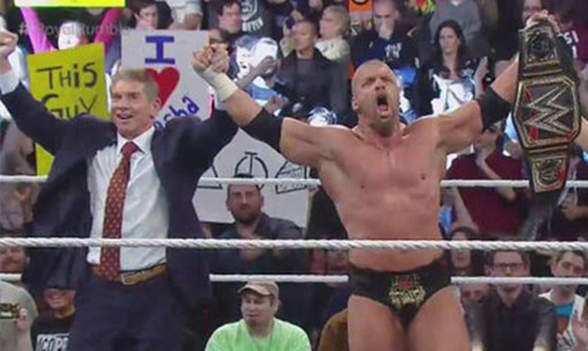 Triple H gana el Royal Rumble - Primera Hora