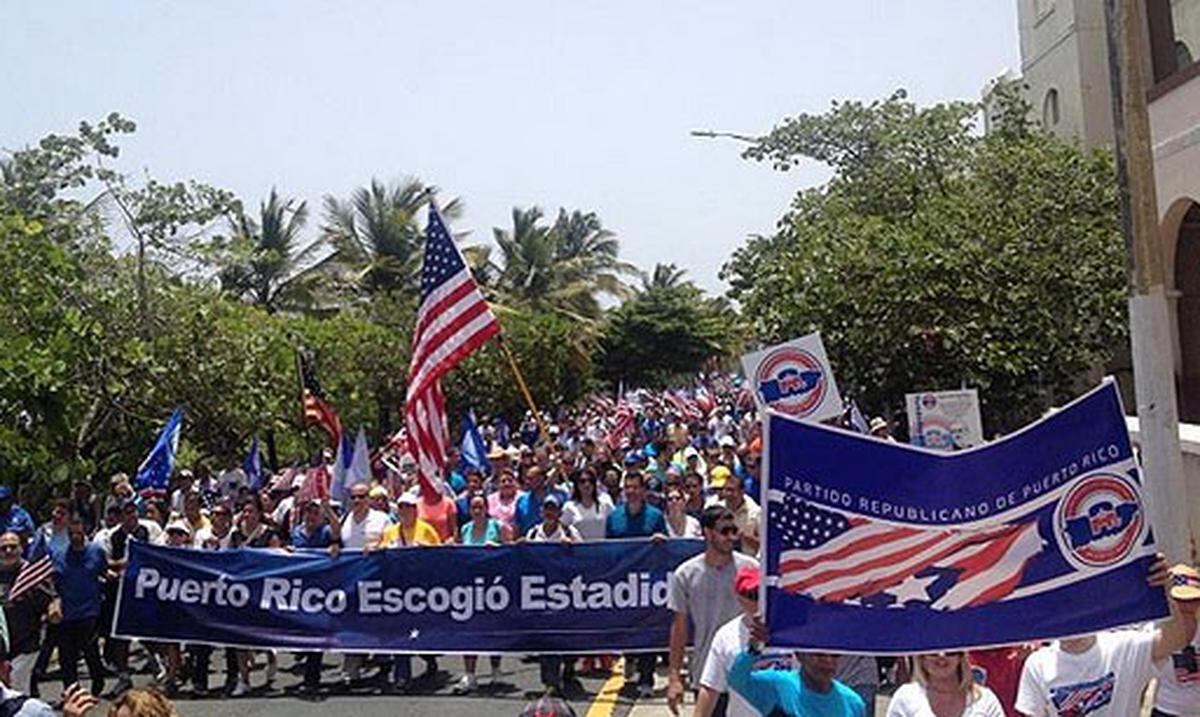 PNP marcha porque “Puerto Rico Escogió Estadidad" - Primera Hora
