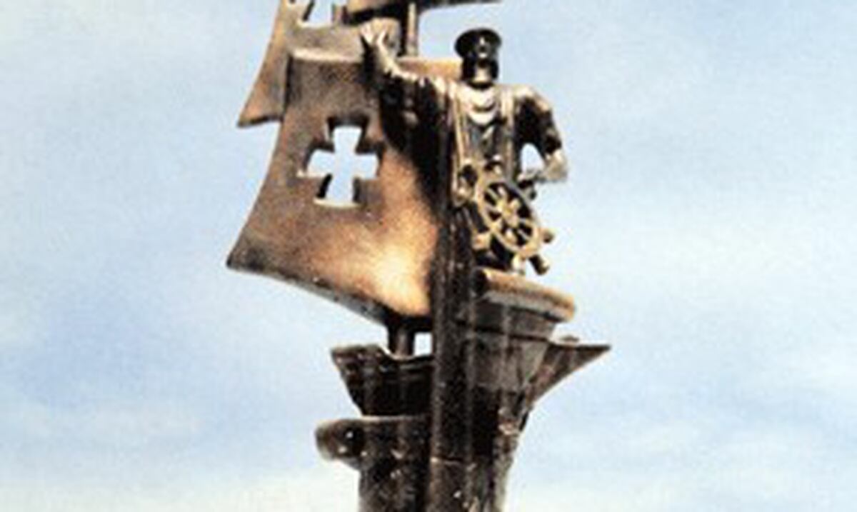 Comienzan a elevar famosa estatua de Cristóbal Colón - Primera Hora