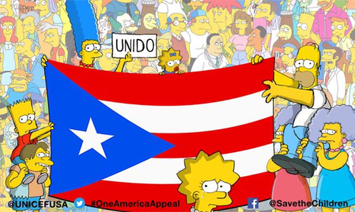 Los Simpson llaman a ayudar a Puerto Rico - Primera Hora