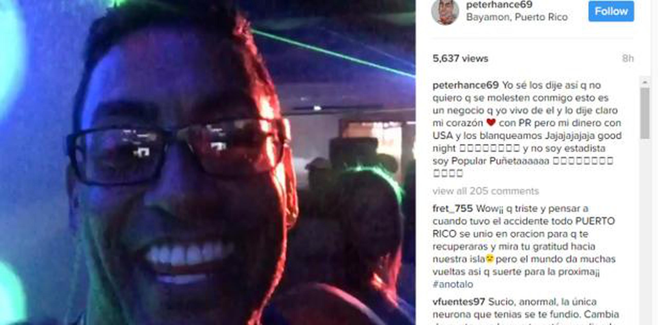 Peter Hance pide perdón tras vídeo donde celebró derrota de # ...