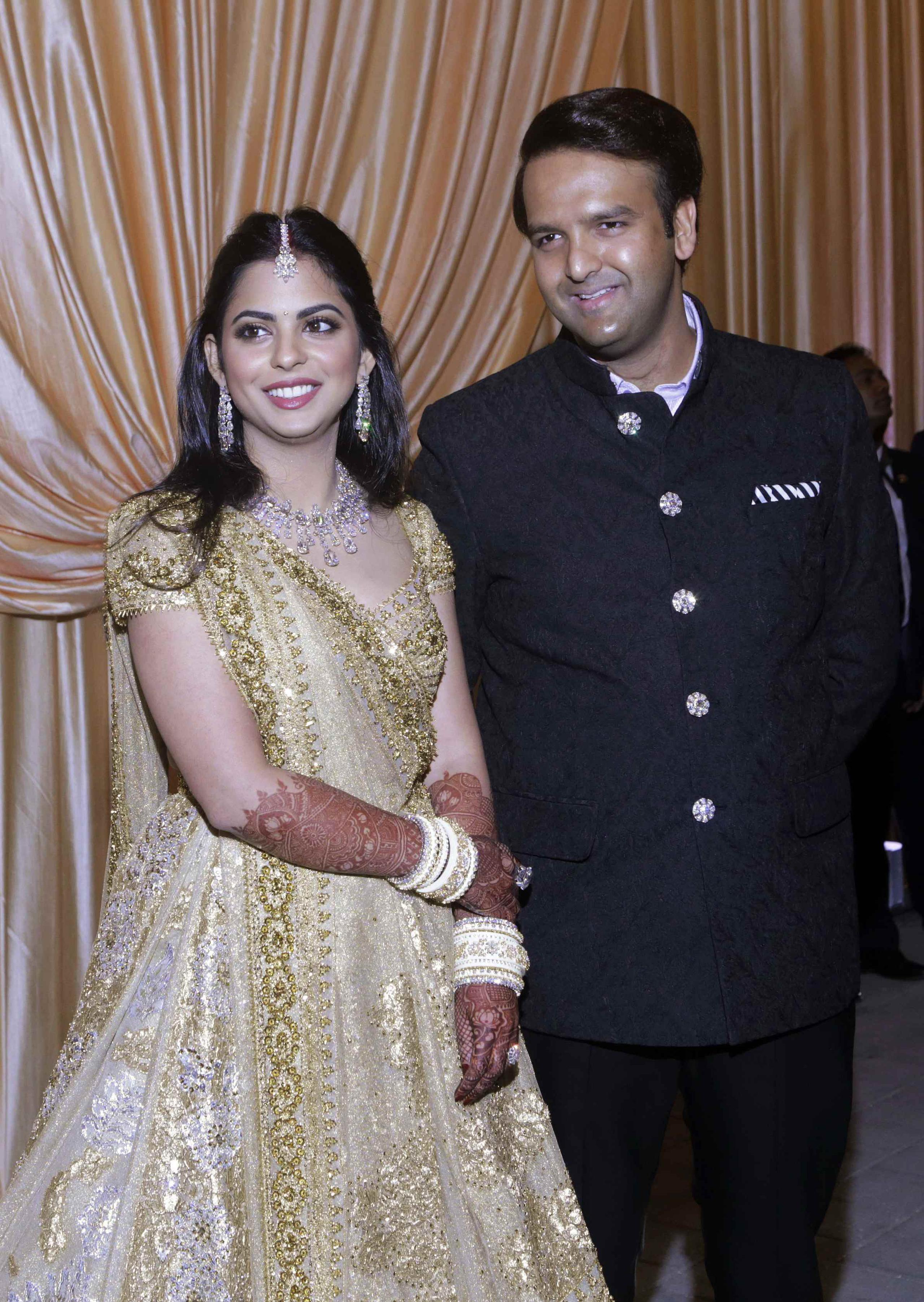 La boda de $100 millones de la hija del hombre más rico de India ...