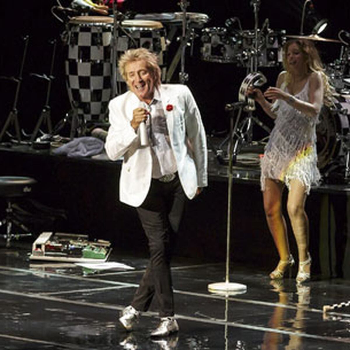 Rod Stewart alcanza el máximo nivel de estrella del rock en Cap Roig ...