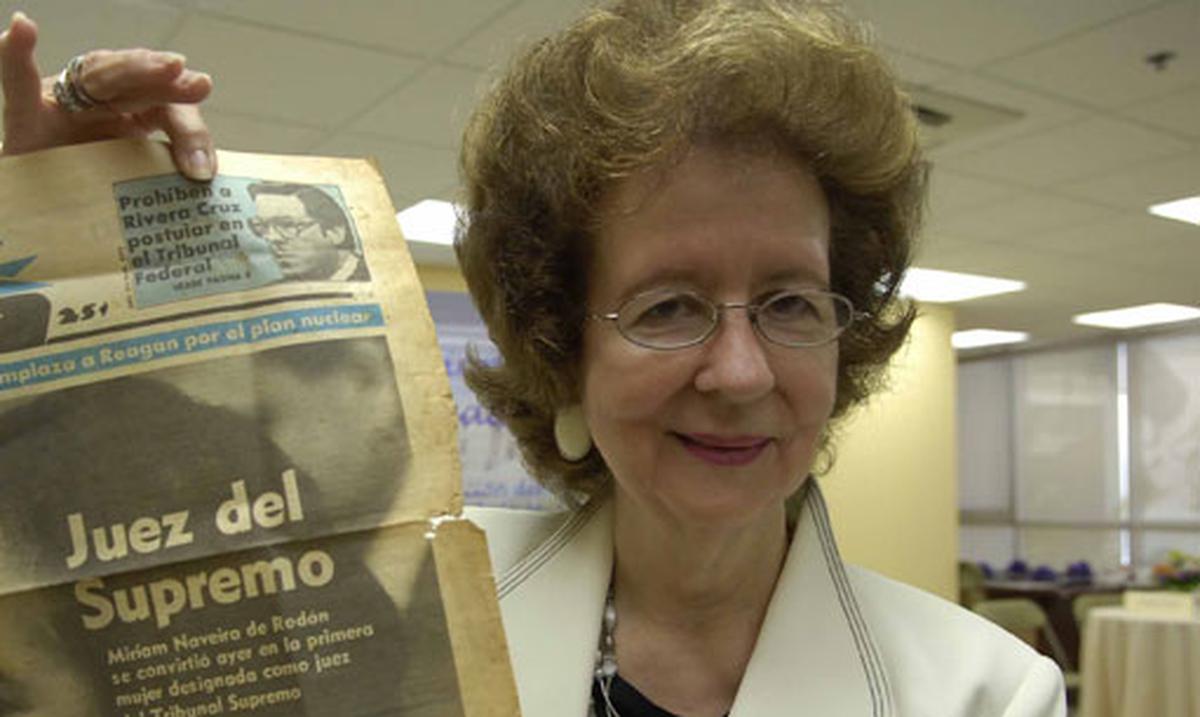 Muere la primera mujer que fue presidenta del Tribunal Supremo de Puerto Rico - Primera Hora