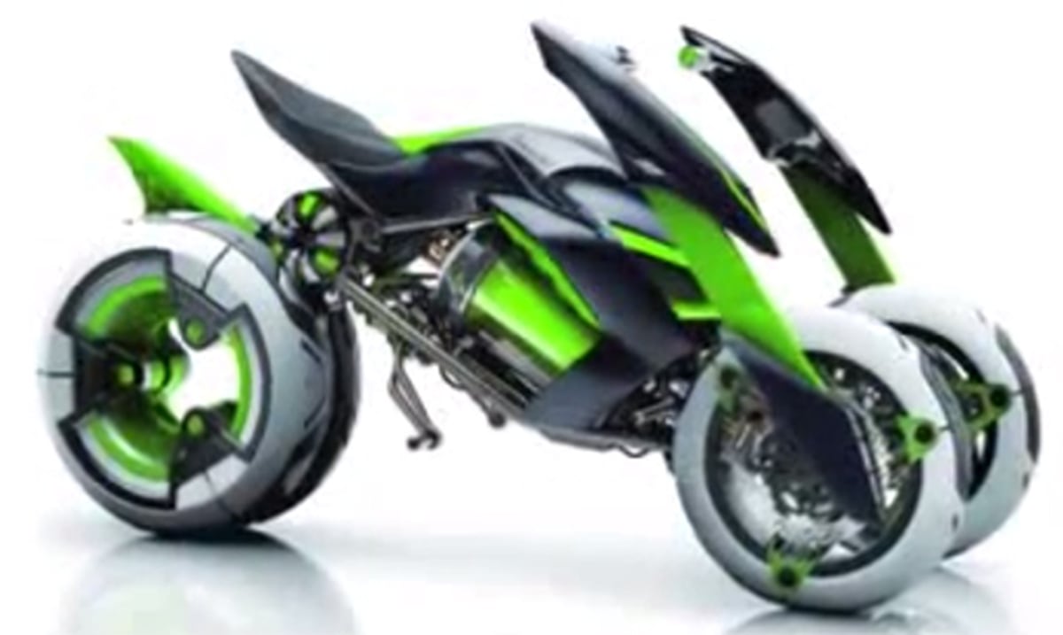 La impresionante moto de tres ruedas presentada en Tokio - Primera Hora