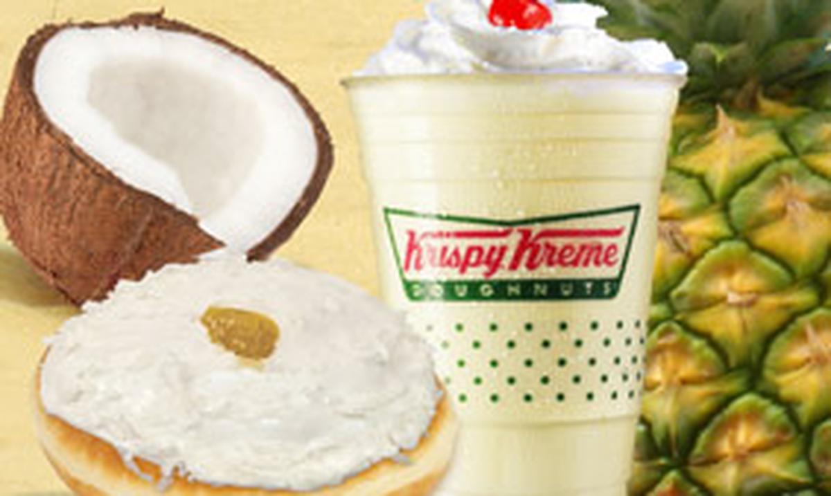 Nueva dona rellena de piña colada en Krispy Kreme - Primera Hora