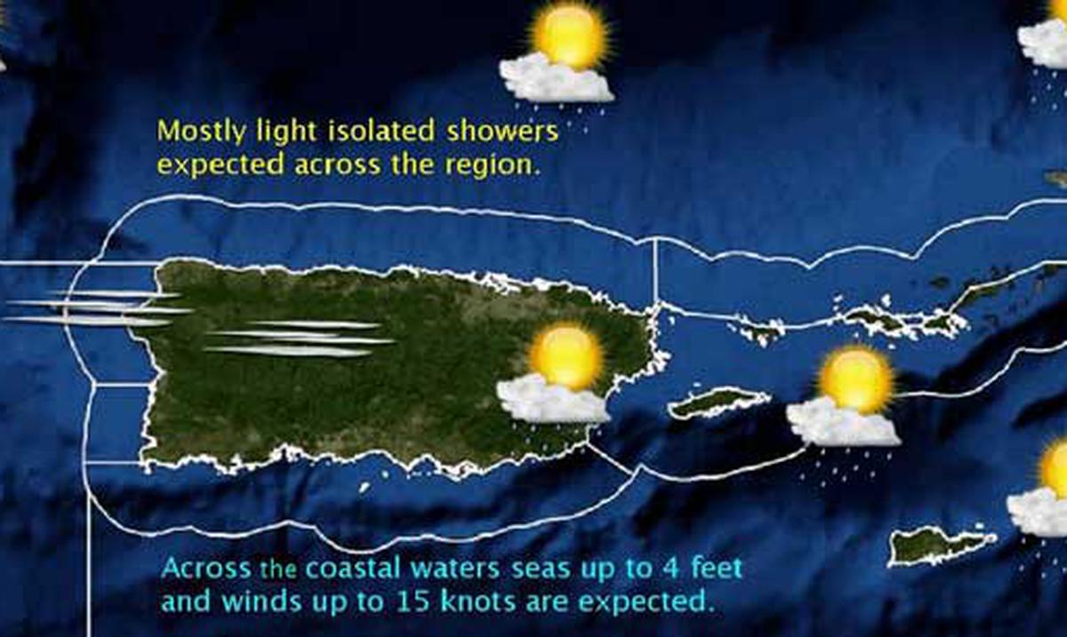 Día caluroso por entrada de aire seco - Primera Hora