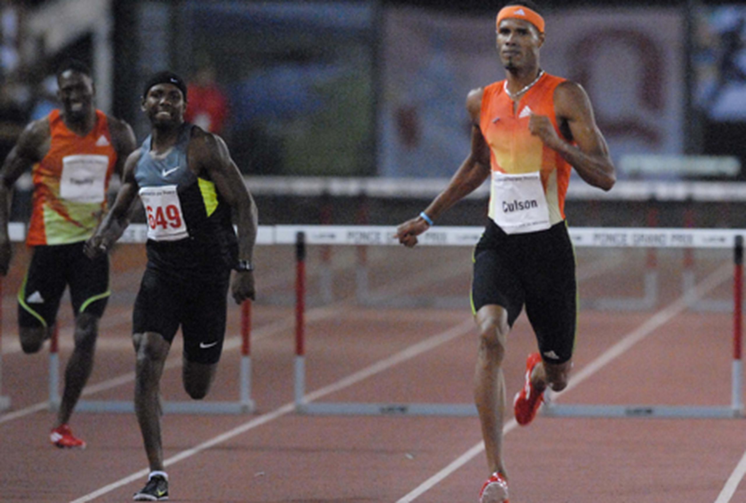 Javier Culson gana la carrera de 400 metros con vallas del Ponce Grand ...