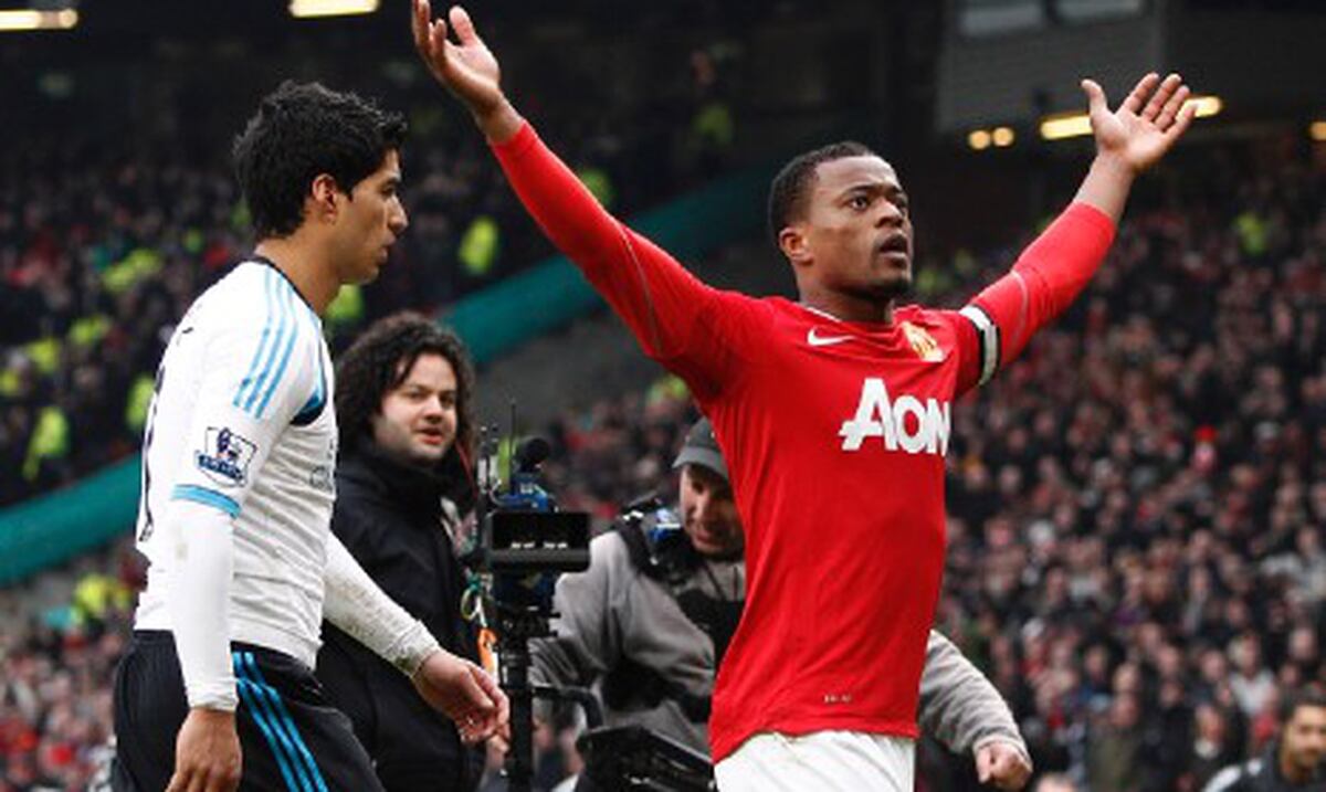 Luis Suarez y Patrice Evra se ven las caras por primera vez desde ...
