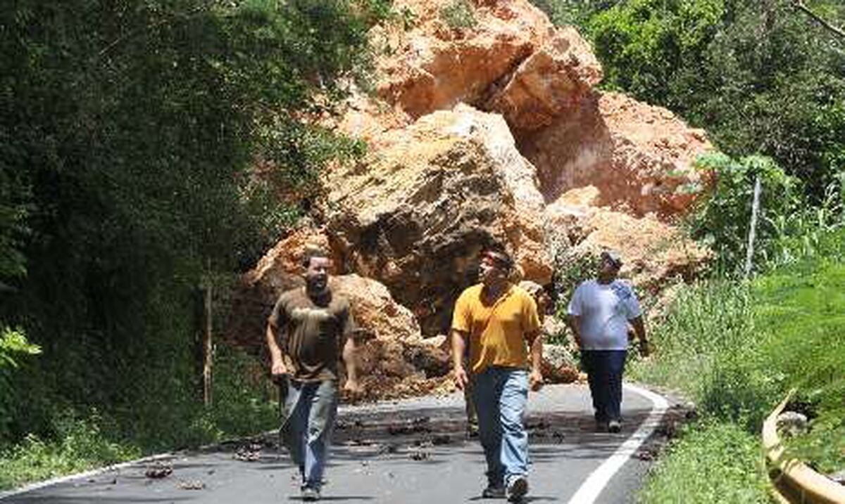 Próximamente iniciará la remoción de rocas en vía - Primera Hora