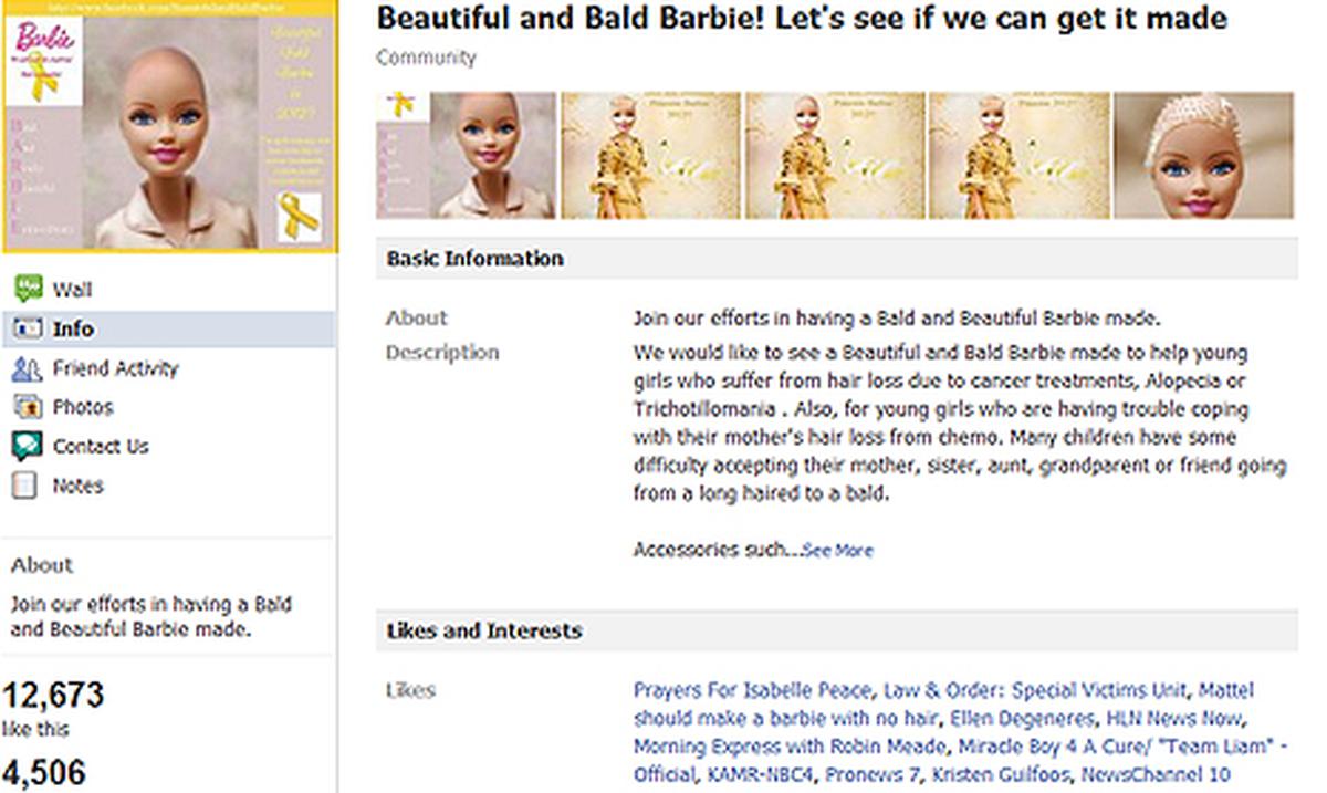 Bajo presión Mattel para que cree una Barbie calva - Primera Hora